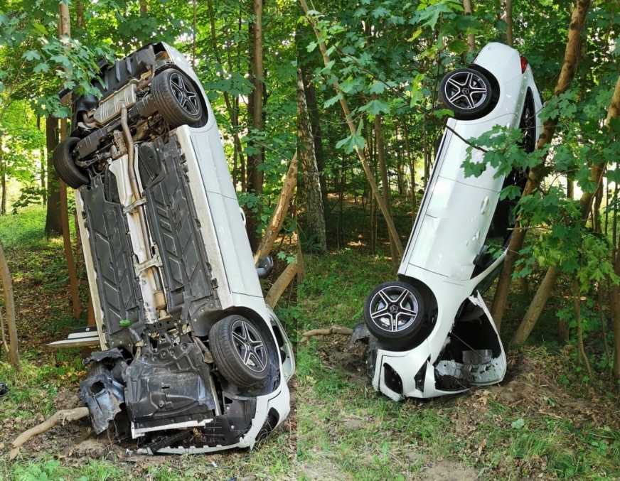 Zasnął za kierownicą. Wypadek młodego kierowcy na trasie Iława-Olsztyn ... Zasnął za kierownicą. Wypadek młodego kierowcy na trasie Iława-Olsztyn ...