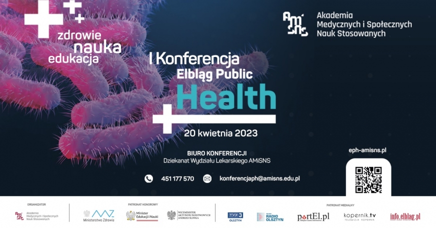 Weź udział w I Konferencji „Elbląg PUBLIC HEALTH”: zdrowie, edukacja, nauka! [ZAPROSZENIE]