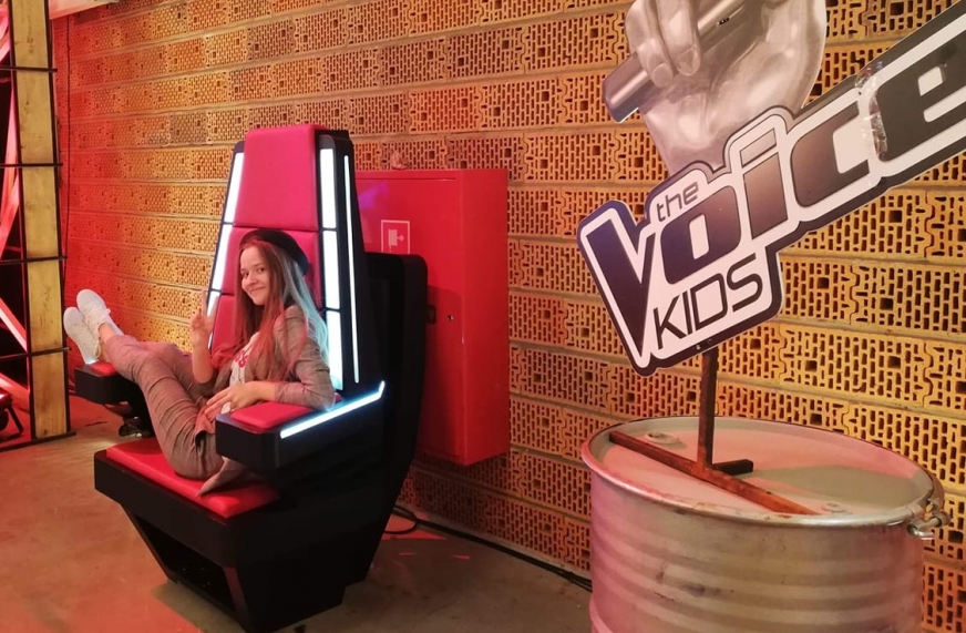 Daria Dąbkowska z Rudzienic, uczestniczka programu The Voice Kids, ma ...