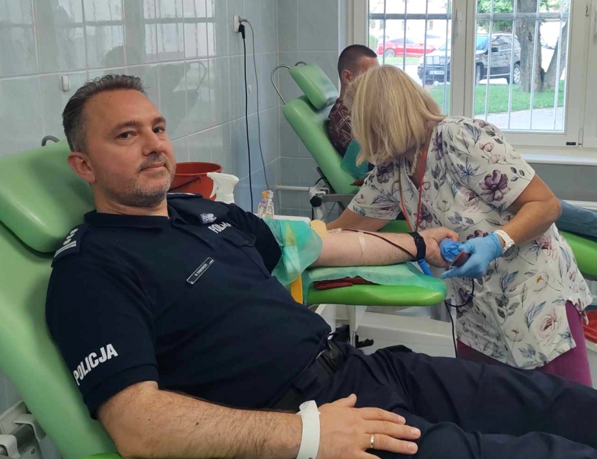 Liczy się każda kropla! Iławscy policjanci oddali krew - tym razem z ...